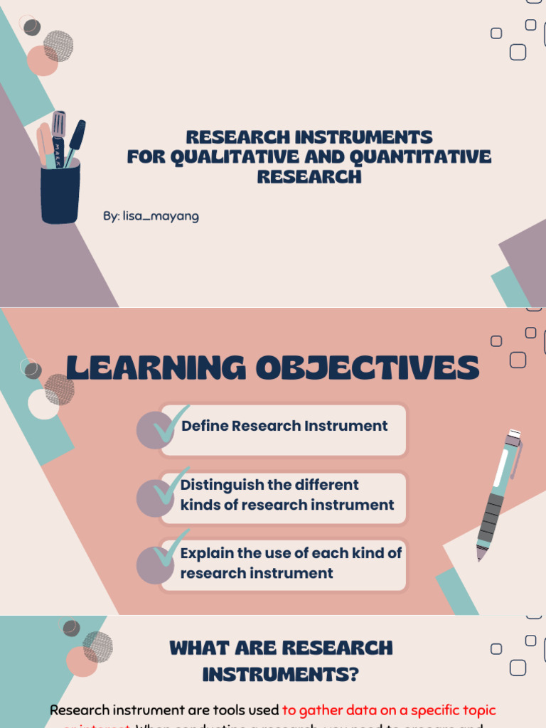 Research Instrument Neww | PDF | Survey Methodology | Questionnaire