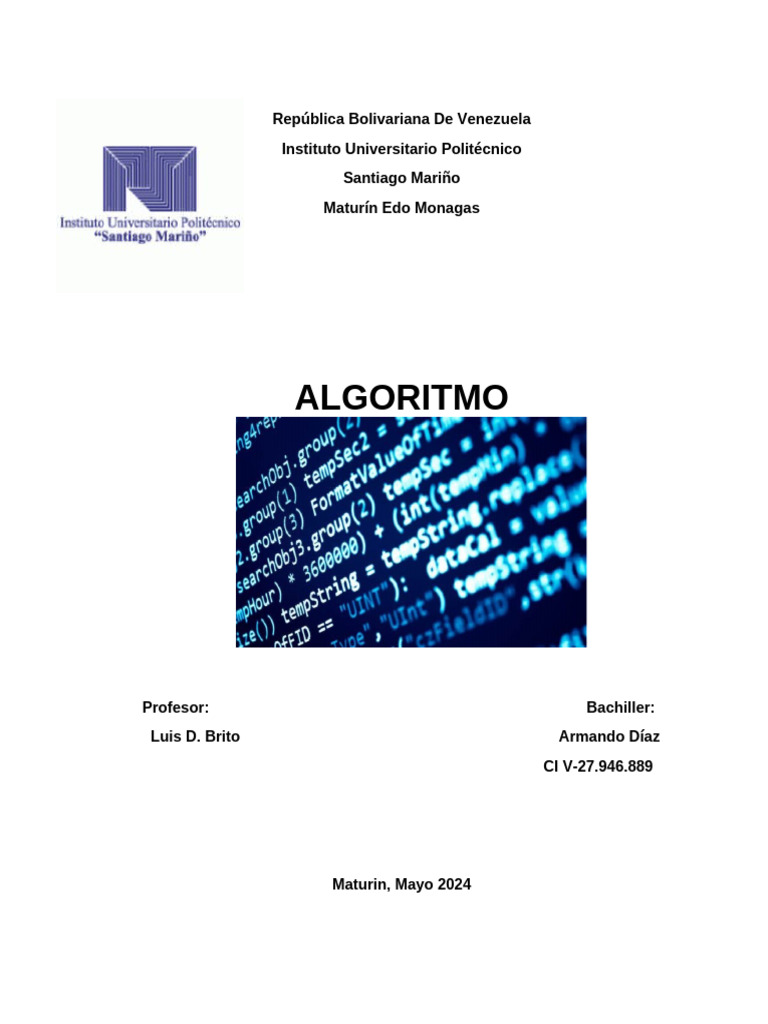 Algoritmo Pdf Algoritmos Informática