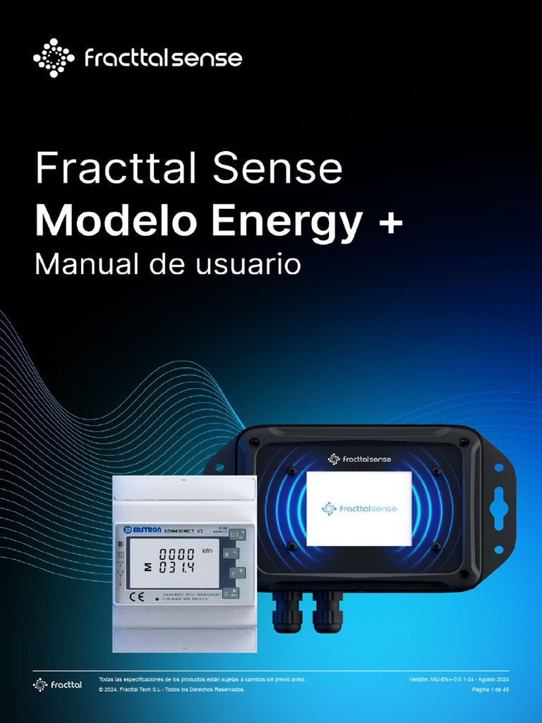Manual de Usuario Fracttal Sense Energy+ - ES 1 | PDF | Internet de las ...