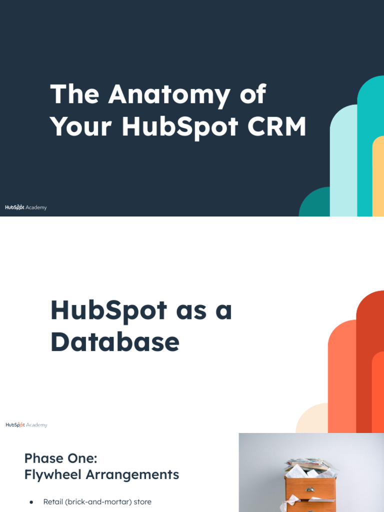Slides - The Anatomy of Your HubSpot CRM | PDF | Data Model | Marketing