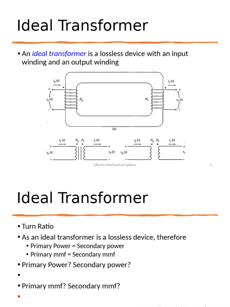 Lecture 04 Power in Transformer, Impedance Matching | PDF | Transformer | Inductor