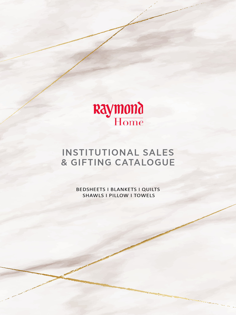 Raymond Institutional Sales Catalogue | PDF | Pillow | Textiles