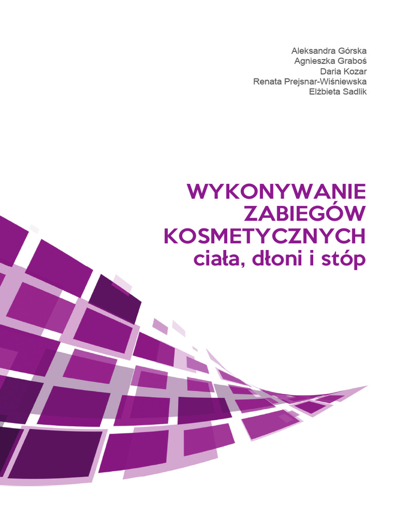 EDICON Wykonywanie Zabiegow Kosmetycznych Ciala Dloni I Stop Sample | PDF