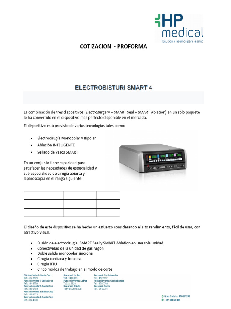 Proforma Electro Smart 4 | PDF