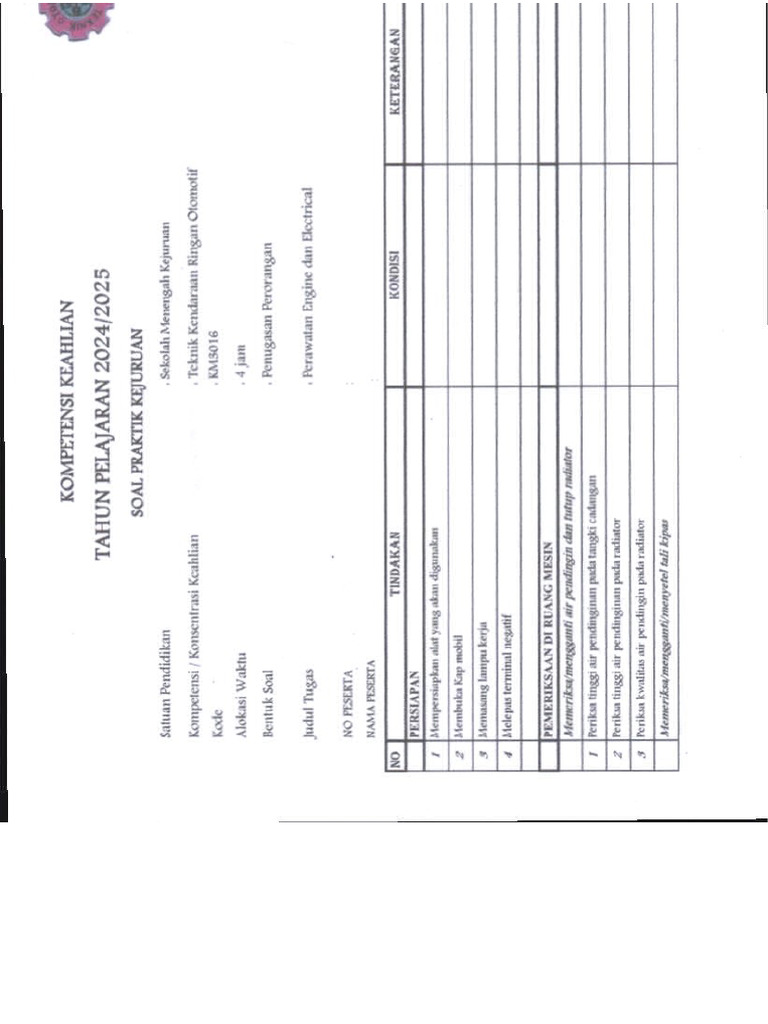 Jobsheet Ujikom 2024-2025 Baru | PDF