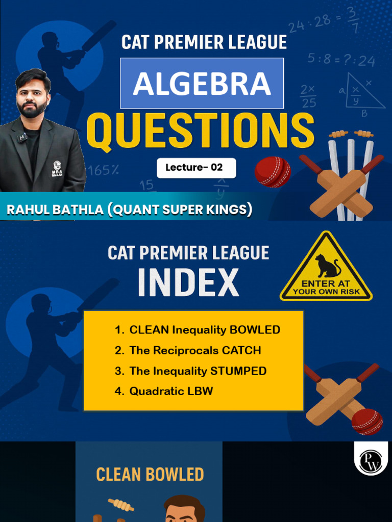 Quant II 02 - Class Notes - PDF Only - MBA CPL (CAT Premier League ...