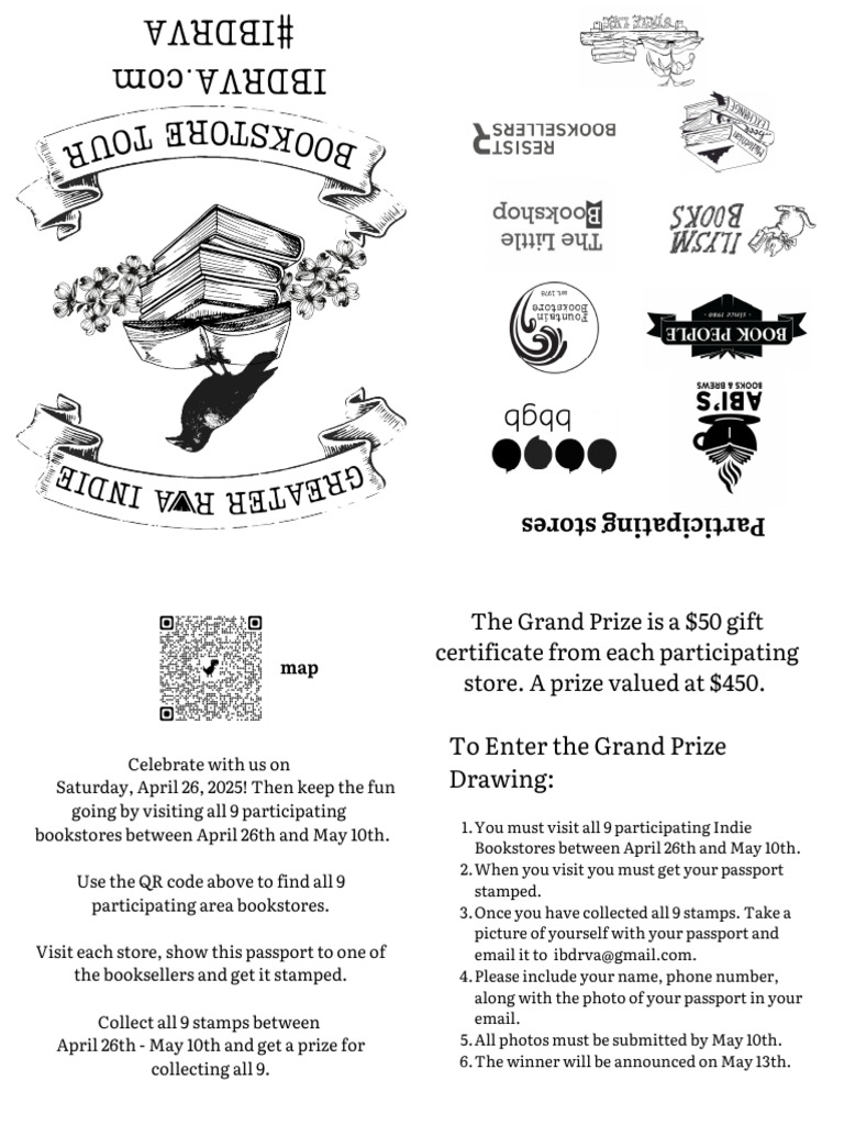 Indie-Bookstore-passport-2025-6 RVA | PDF