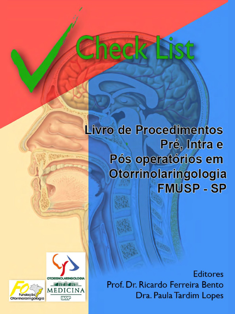 Check-List ORL Procedimentos Pré, Intra e Pós-Operatórios | PDF ...