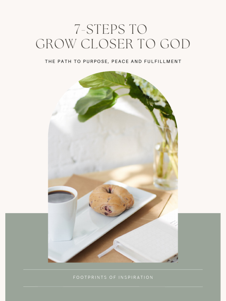 7 Steps To Grow Closer To God | PDF | Gratitude | Worship