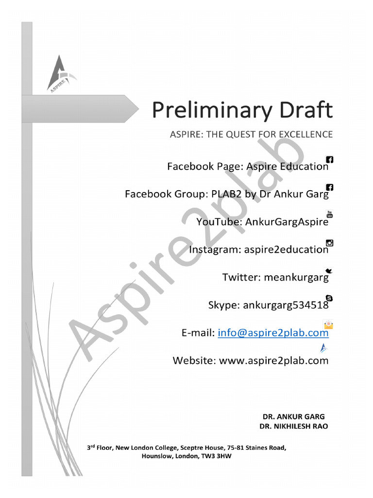 PLAB 2 STATIONS Priliminary Version July 19-01 - Candidates | PDF