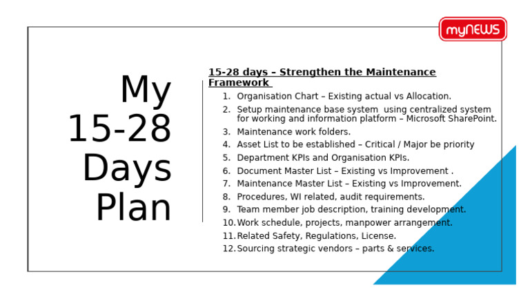 My 15-28 Days Plan | PDF