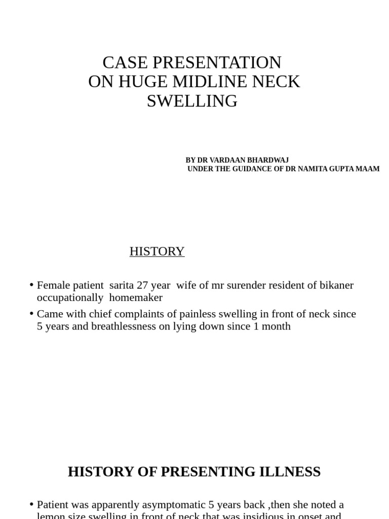 Case Presentation Thyroid-1 | PDF | Common Carotid Artery | Medical ...