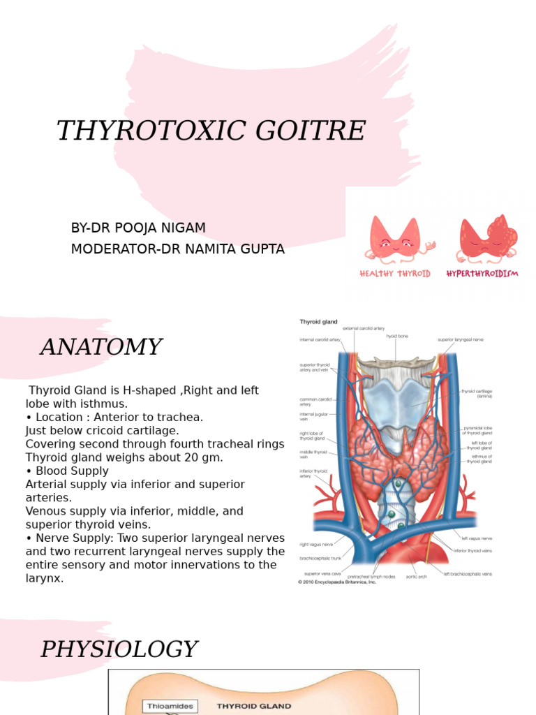 Thyrotoxicosis & Goitre (Autosaved) | PDF | Thyroid | Thyroid Stimulating Hormone