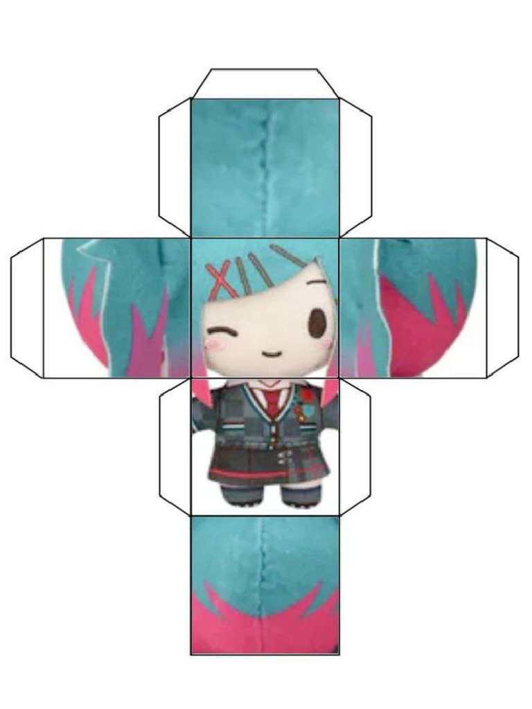 Hatsune Miku Cube Templates | PDF