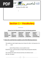 Holes Vocabulary by Chapter with Page Number | PDF