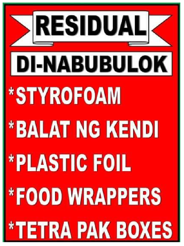 Poster Sa Basurahan | PDF