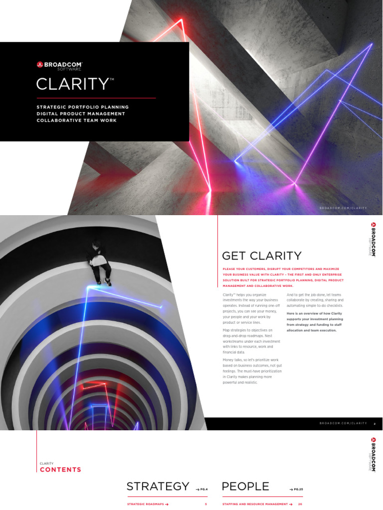 Clarity Product Brochure 08032022 | PDF | Business Intelligence | Budget