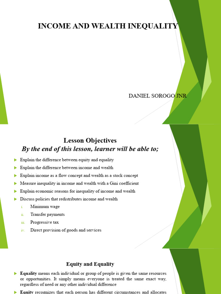 Income and Wealth Inequality | PDF | Income | Taxes