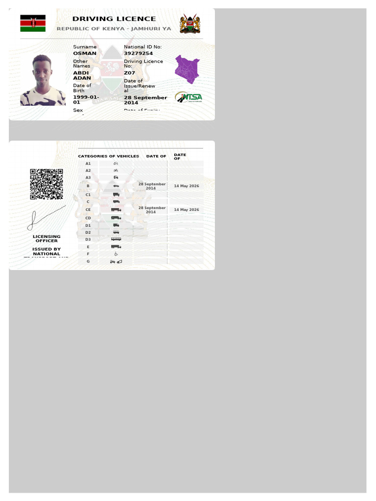 DLR-PPWUPM3KY-Electronic Driving License | PDF