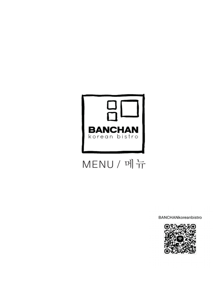 Banchan Menu | PDF