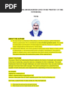 NCERT Book For Class 9 English Poem Wind 250411 210017 | PDF | Poetry