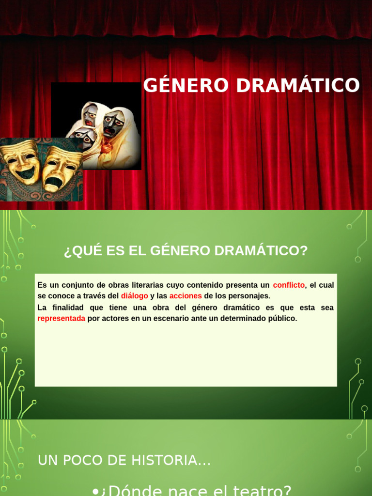 Género Dramático 2 | PDF | Teatro | Comedia