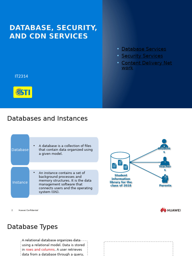 Network Technology 2 Final Presentation | PDF | Databases | Security