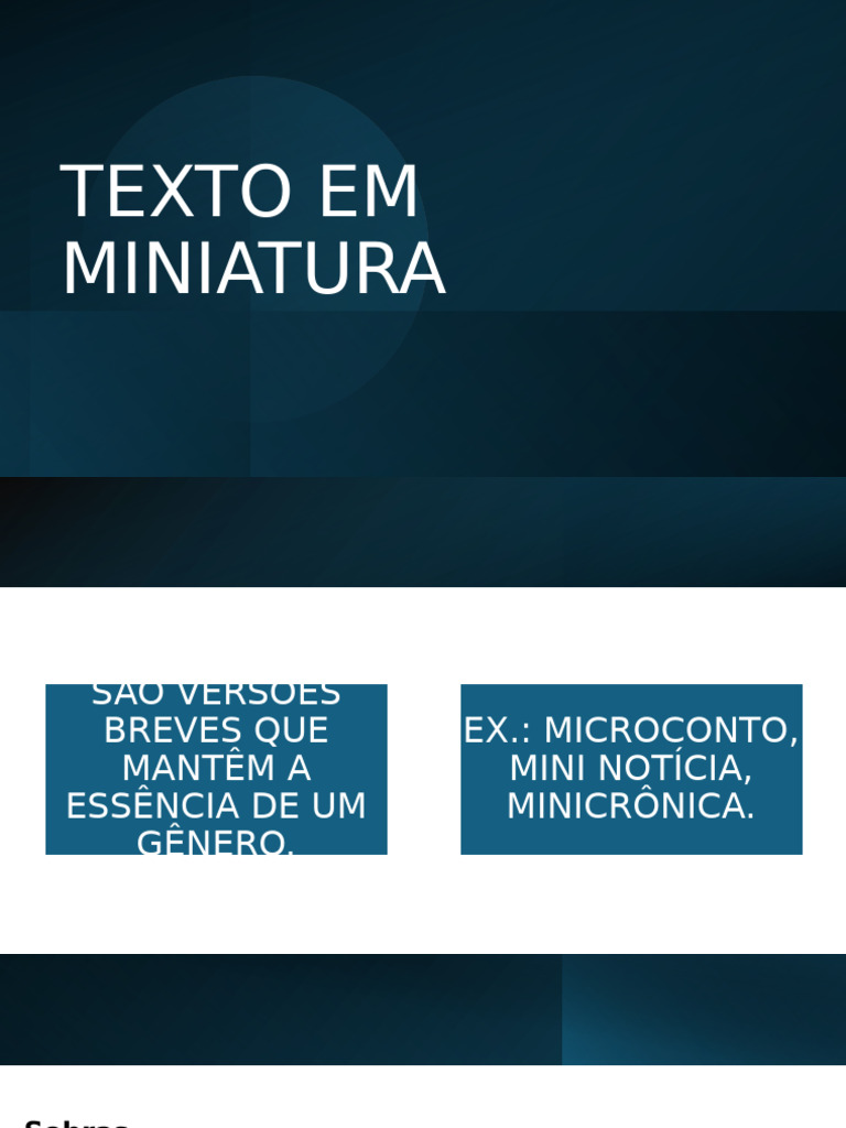 Análise de Minicontos e Vírgulas | PDF