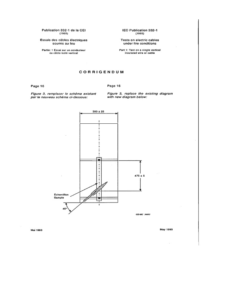 Iec - 60332 1 1993 | PDF