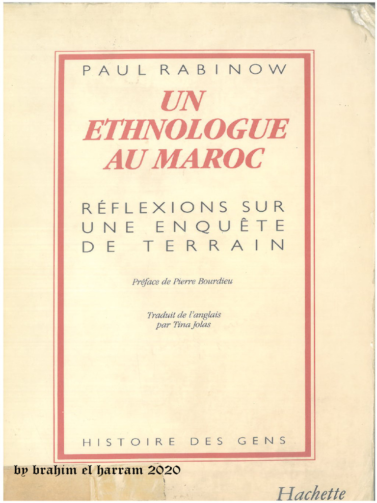 Un Ethnologue Au Maroc | PDF