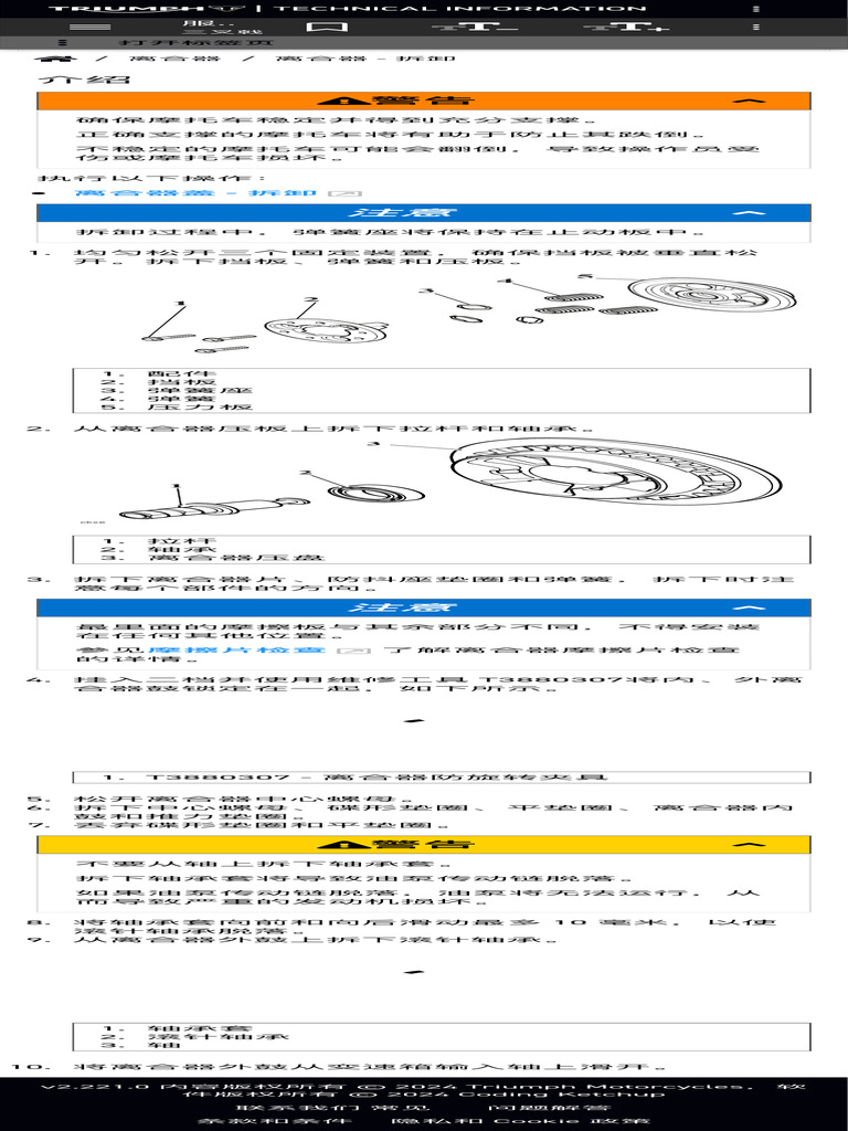 Triumph Technical Information | PDF
