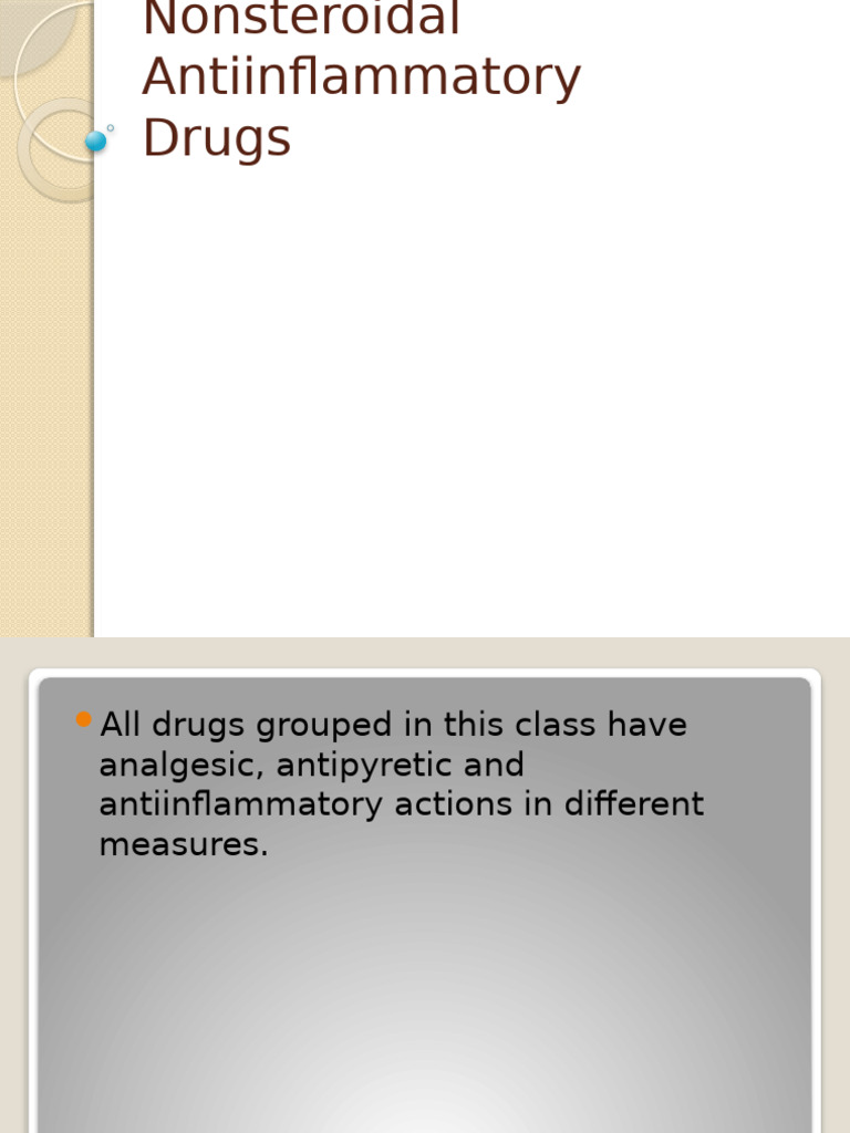 NSAID AND SELECTIVE COX-2 INHIBITORS (Coxibs) | PDF