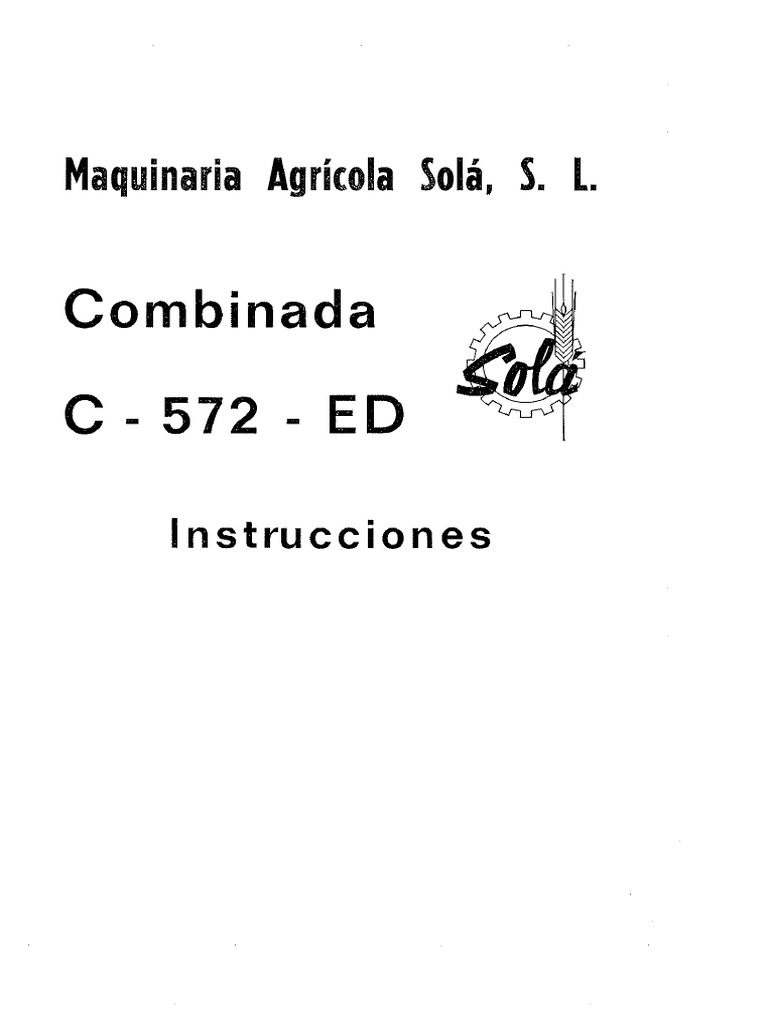 Manual C 572 ED ES 1973 WEB | PDF
