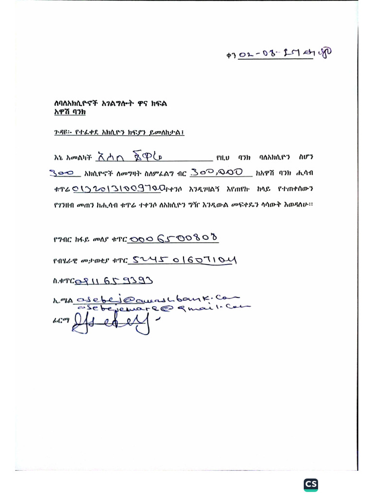 Asebe Share Purchase Order | PDF