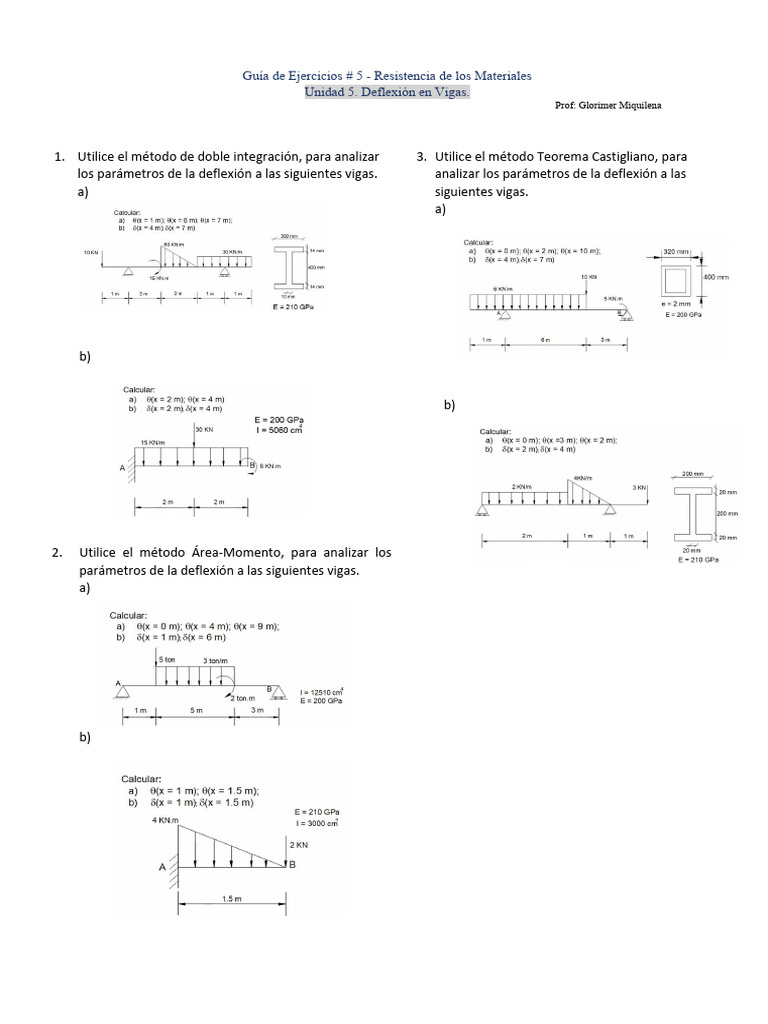 Guía de Ejercicios # 5 RM | PDF