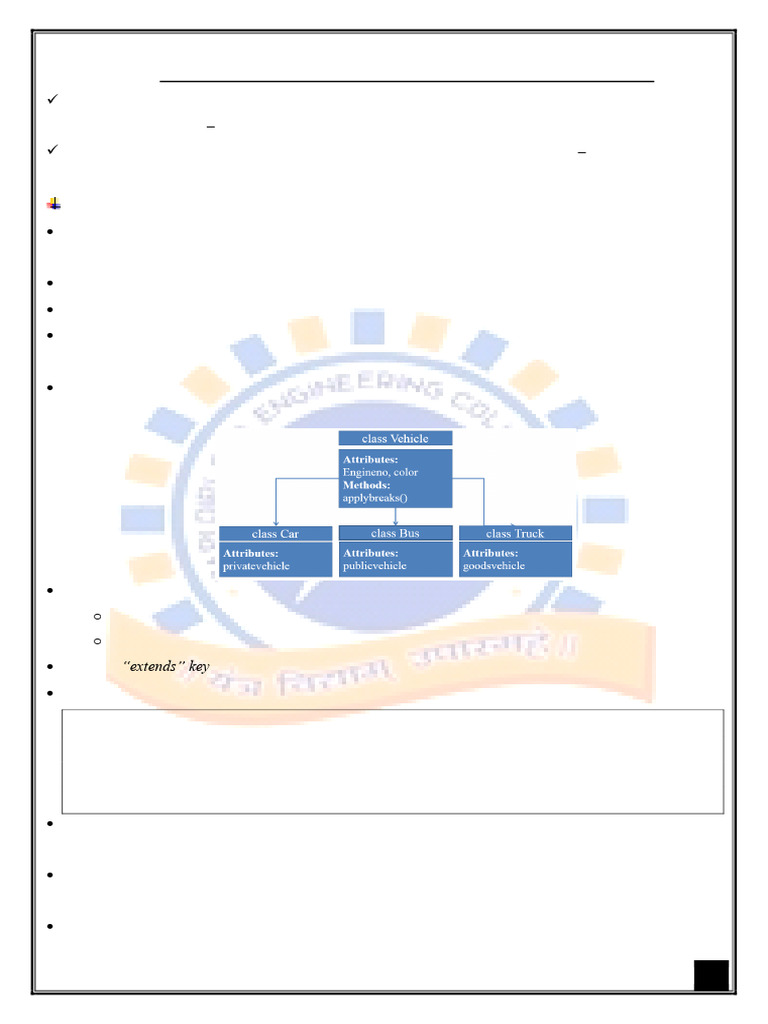 OOPJ 4341602 Unit-3 2023 | PDF | Method (Computer Programming) | Inheritance (Object Oriented ...