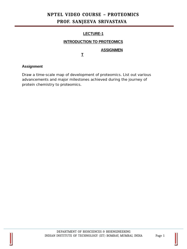 Lec 01 Assignment | PDF