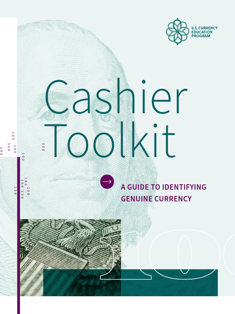 Cashier Guide to Authenticating Currency | PDF | Federal Reserve Note ...