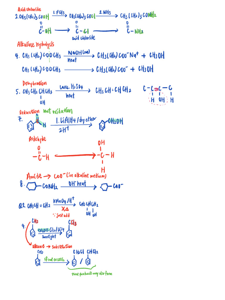 Org Chem Conversion | PDF