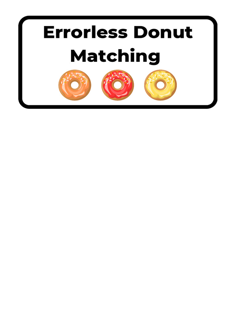 Errorless Donut File Folder | PDF