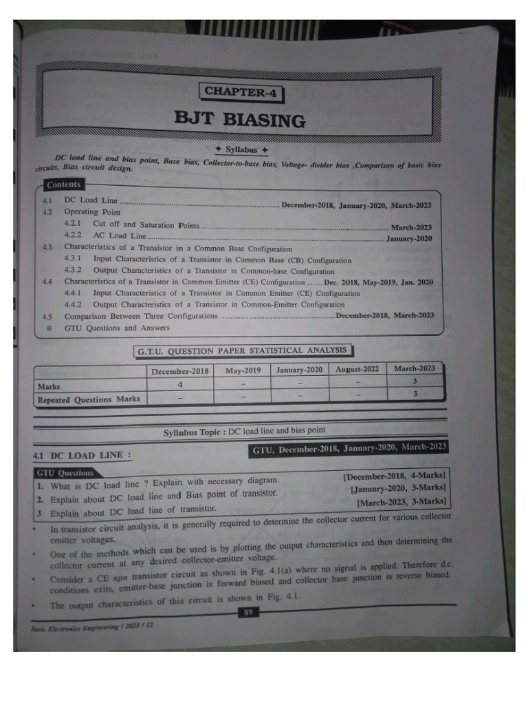 BJT Biasing | PDF