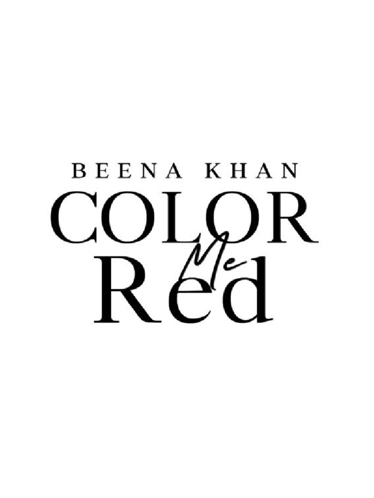 3. Color me Red | PDF | Amor