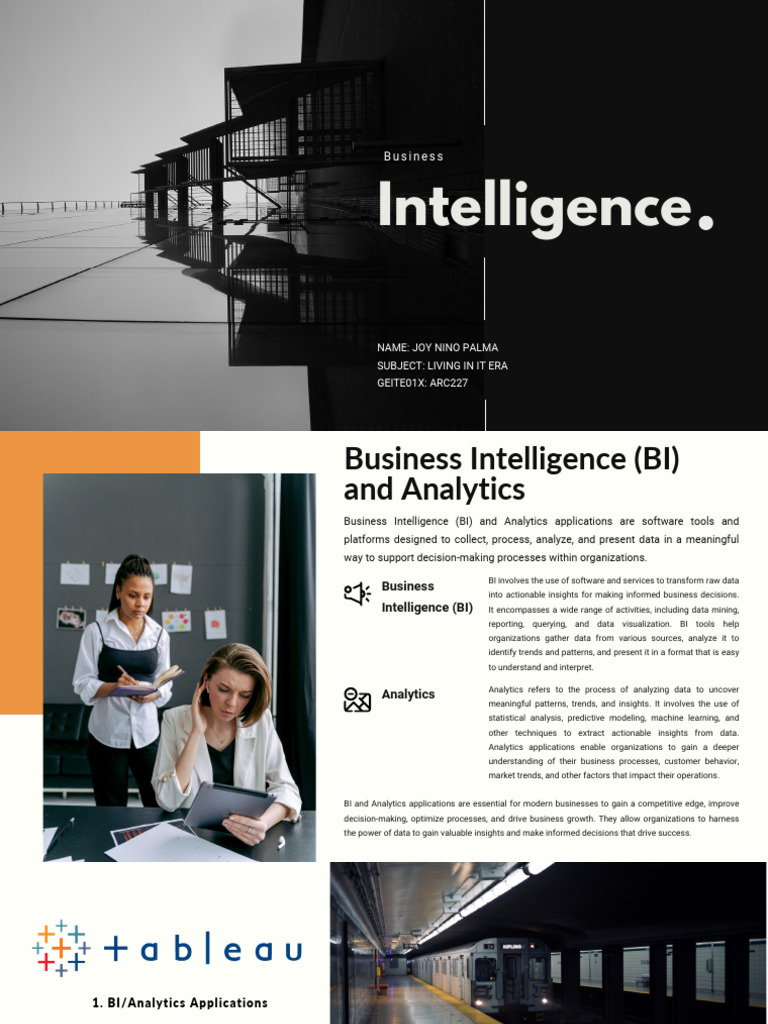 PALMA - Business Intelligence | PDF | Business Intelligence | Analytics