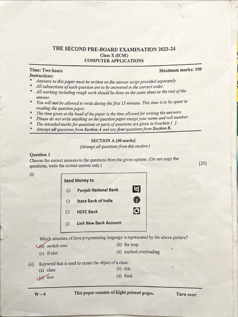 ICSE Class 10th Computer | PDF