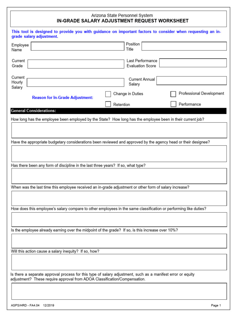 Fa4.04 In-Grade Adjustment Live | PDF | Salary | Employment