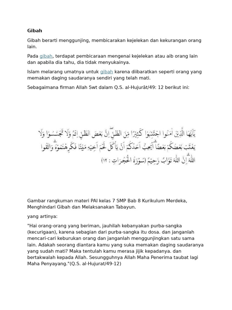 Gibah | PDF