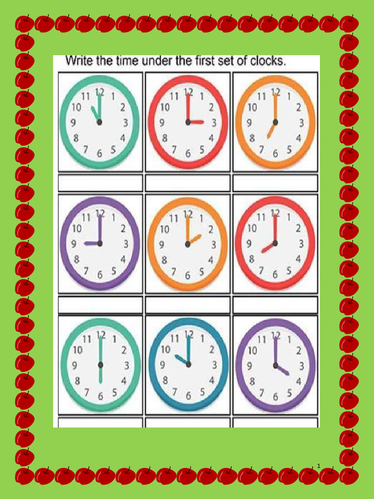 The Time Activities | PDF
