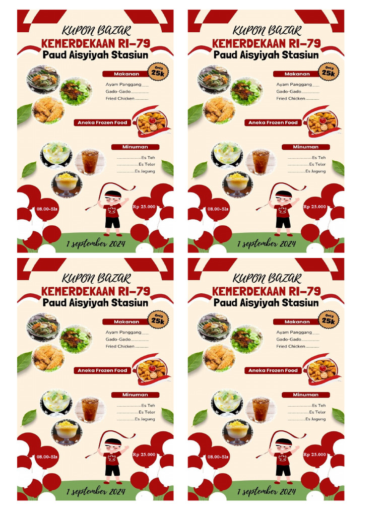 Kupon Bazar Print 2024 | PDF