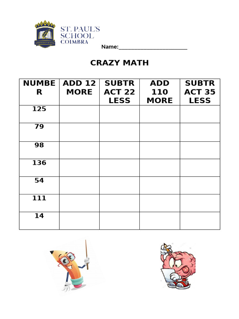 Crazy Math | PDF