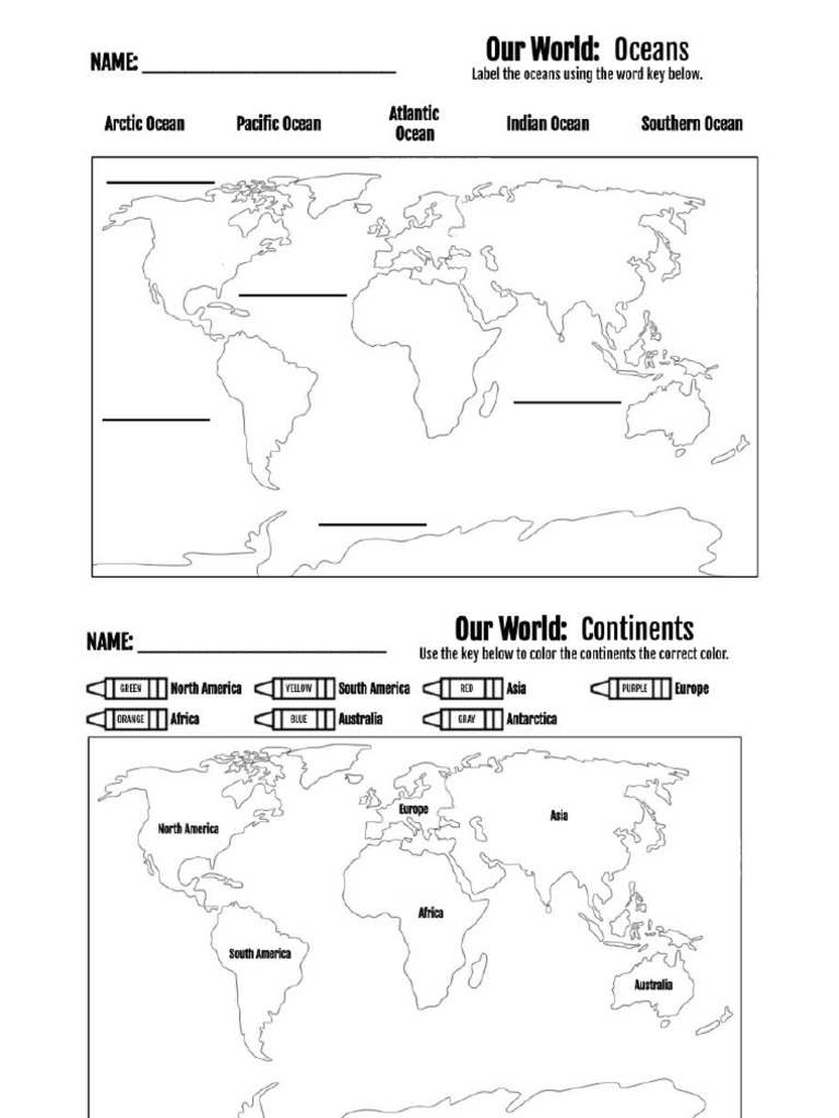 Oceans and Continents | PDF
